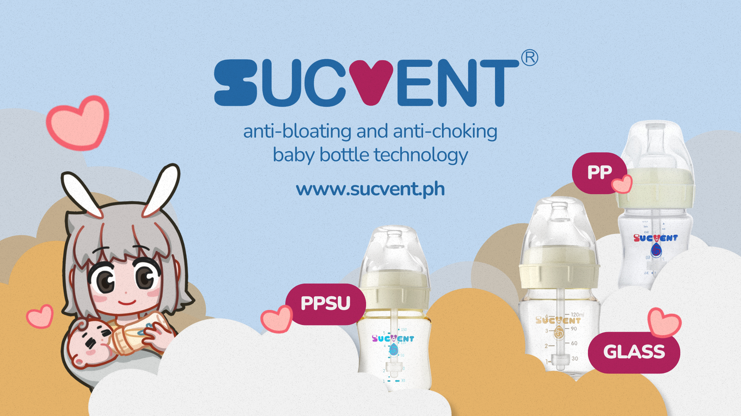 Sucvent | Anti-Colic Baby Bottles – Sucvent PH